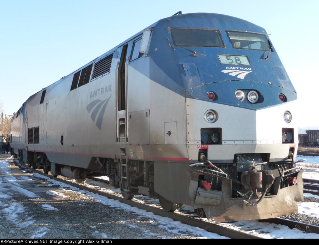 Amtrak 58 West